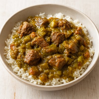 Carne Con Chile Verde - Dinner Bestie