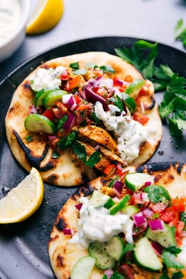 Chicken Shawarma Wraps - Dinner Bestie
