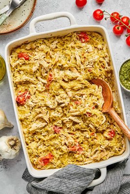 Creamy Boursin Chicken Bake - Dinner Bestie