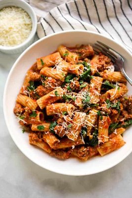 Creamy Tomato Pasta with Italian Sausage - Dinner Bestie