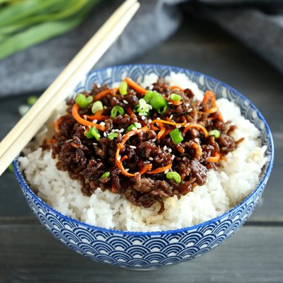 Easy Korean Beef Rice Bowls - Dinner Bestie