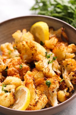 Easy Italian Roasted Cauliflower - Dinner Bestie