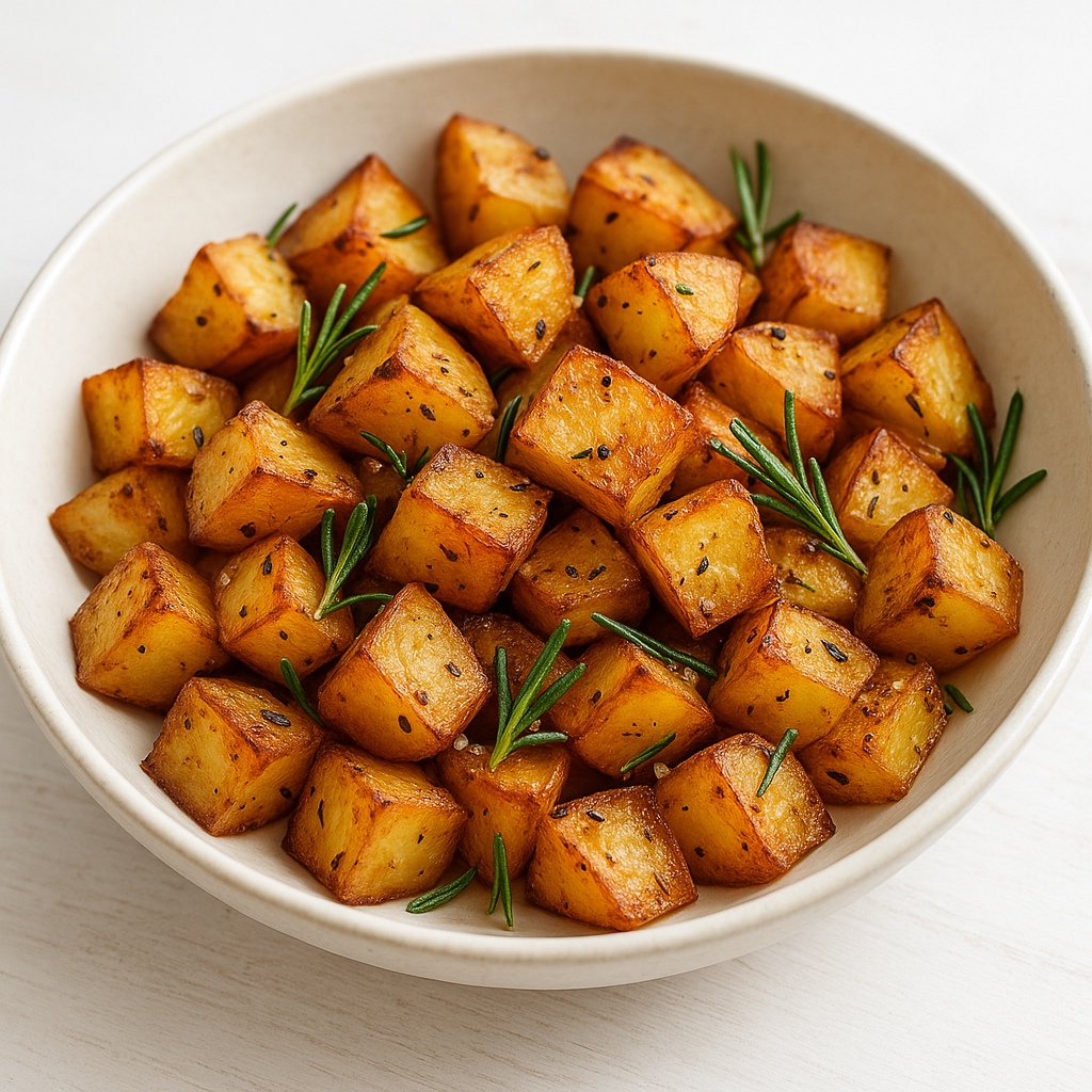 Crispy Breakfast Potatoes with Rosemary - Dinner Bestie
