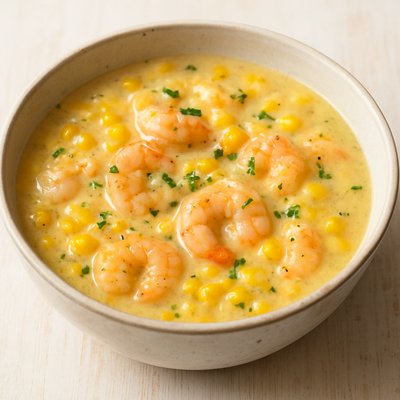 Slow Cooker Shrimp & Corn Chowder - Dinner Bestie
